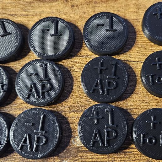 🎲 40k Status Marker Tokens・Free 3D File for 3D printing・Cults