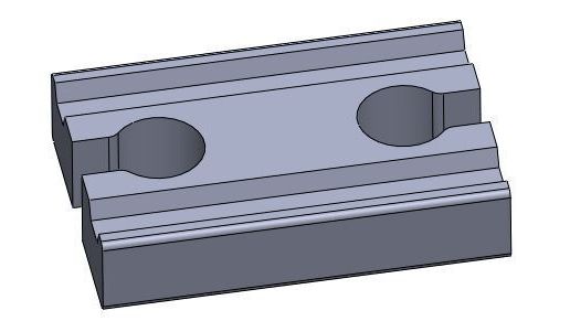 🪵 Rail 60mm straight for wooden railroad - (5979-03.01)・ STL File for ...