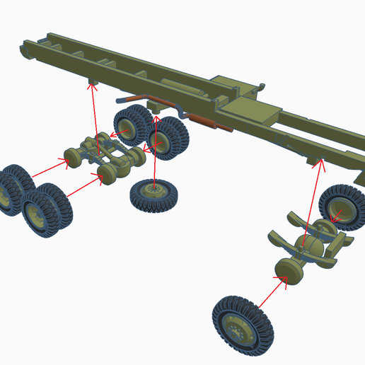🌉 Brockway B666 bridge erection truck・ STL File for 3D printing・Cults