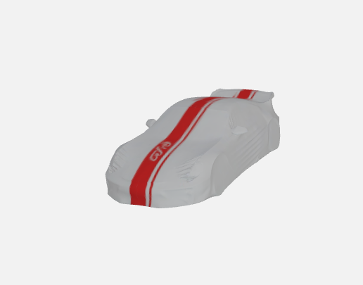 🚗 PORSCHE 911 GT3 RS CAR COVER LOOK・ STL File for 3D printing・Cults