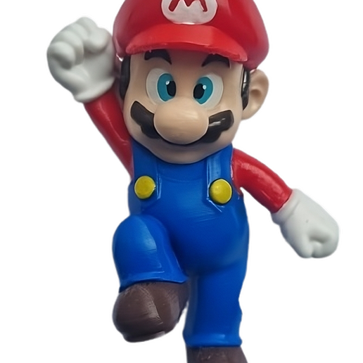 Archivo STL Figura de Super Mario Saltando + Mecanismo de estrella 🧩 ...