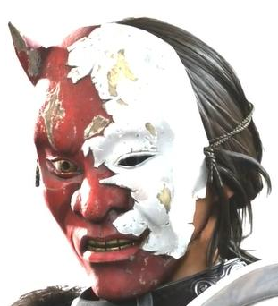 👻 GHOST OF YOTEI KANEMORI TWO-FACED MASK life size cosplay - Fan Art ...
