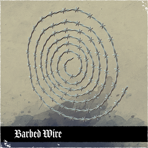 🎲 Barbed Wire・ STL File for 3D printing・Cults