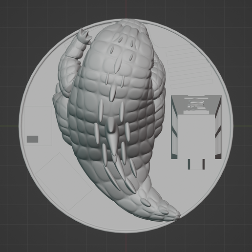 🇯🇵 Godzilla Chibi・ STL File for 3D printing・Cults