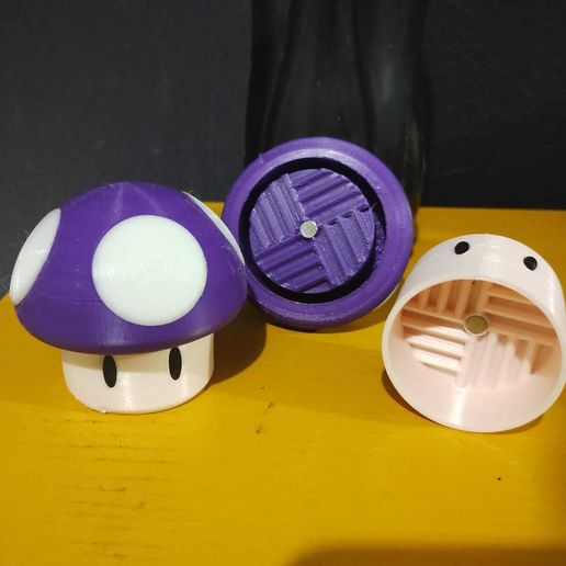 🍄 Toad Grinder Mushroom Mario・ STL File for 3D printing・Cults