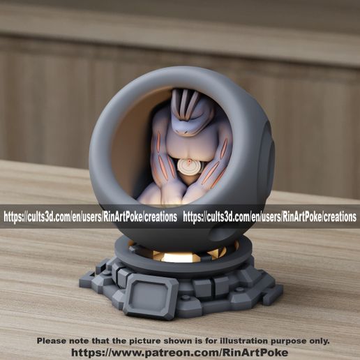 STL file Machoke in healing machine pods from pokemon 🐉 (3MF)・3D ...
