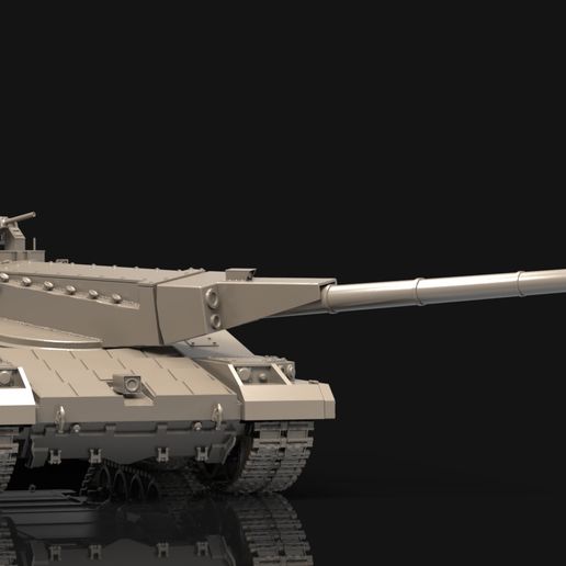 🪖 Object-490 1/35 SCALE 3D print model・Free 3D File for ・Cults