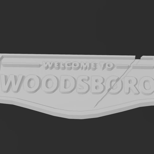🎃 Woodsboro Scream sign・Free STL File for ・Cults