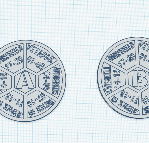 ♾️ Infinity Wargame Speedball and Speedball Item Tokens・ STL File for ...