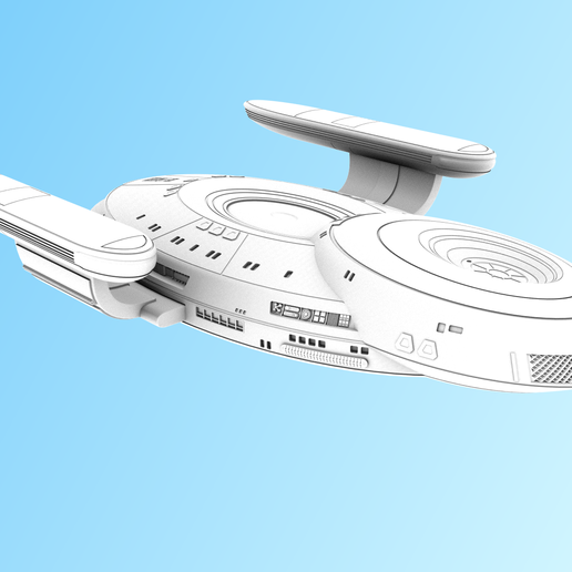 3D file Grissom Class STO / Jim Martin Voyager Concept 🖖 ・Model to ...