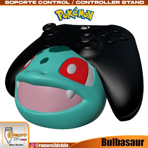 🐉 Bulbasaur / Pokemon Control Support・ STL File for 3D printing・Cults