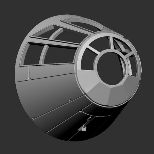 MPC Millenium Falcon Canopy・ STL File for 3D printing・Cults