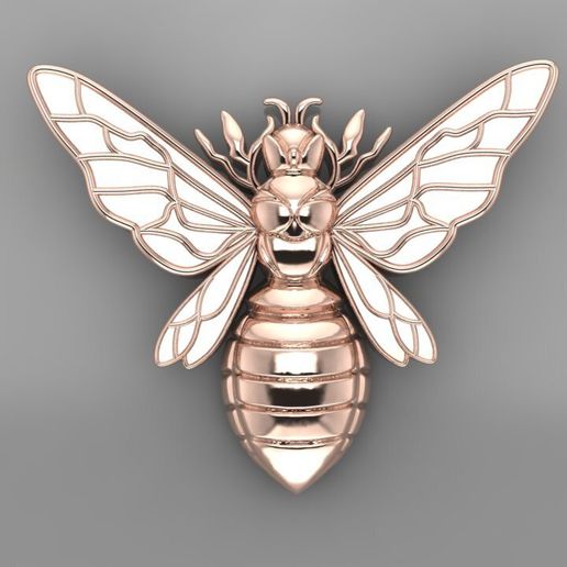 👸 queen bee・ STL File for 3D printing・Cults