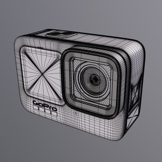 📷 Camera GOPRO HERO 12・Free OBJ File for 3D printing・Cults