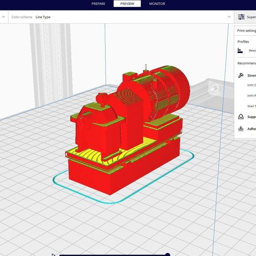 🛥️ horizontal pump industry・ STL File for 3D printing・Cults