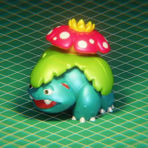 🆓 [FREE] Venosaur Stylized Printable - STL & 3MF・Free 3D File for 3D ...