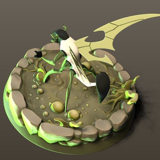 👽 Alien DNA Fury Insectoid・ STL File for 3D printing・Cults