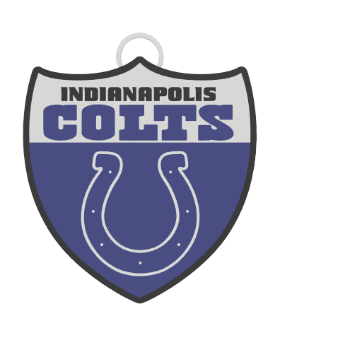 🛡️ INDIANAPOLIS COLTS NFL SHIELD CHAIN・ STL File for 3D printing・Cults