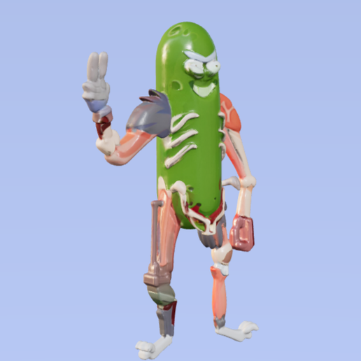 Archivo STL Pickle Rick Rat suit 3D model to print 🐀 ・Diseño imprimible ...