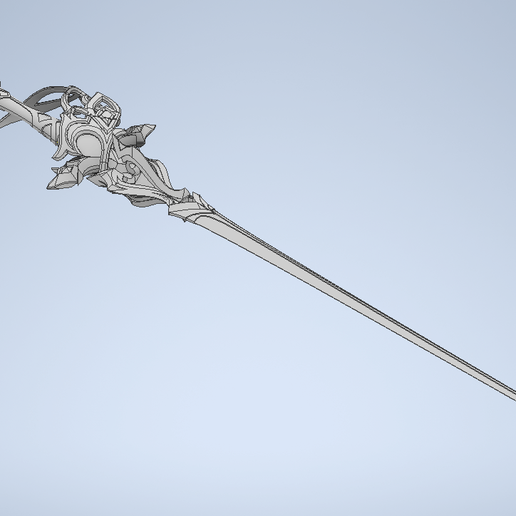 🗡️ Genshin Impact - Absolution・ STL File for 3D printing・Cults