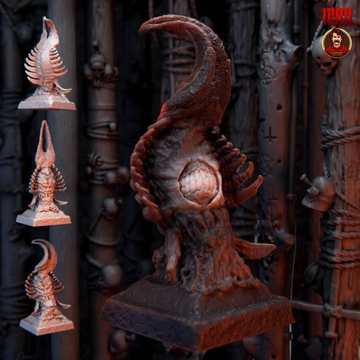 👹 "Cyst-Wyrm of the Ninth Choir" - Statue of the Black Grail・ STL File ...