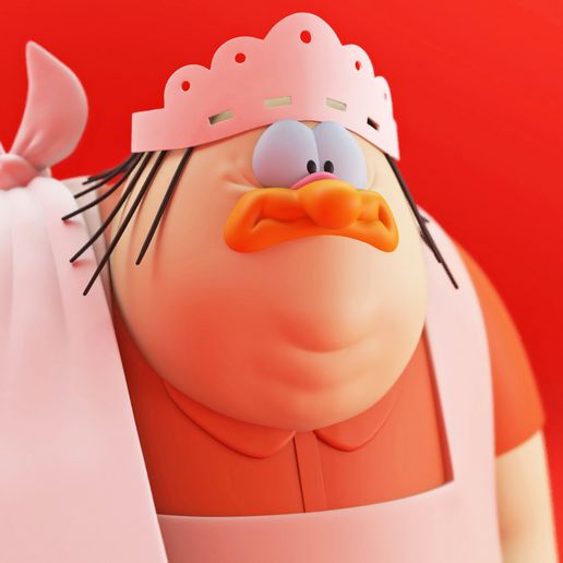 STL file 3D printable file of Nanny from Count Duckula 📁 ・3D printable ...