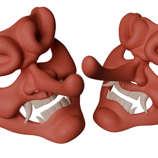Arquivo grátis STL Tengu Mask 👾 ・modelo para impressora 3D para ...