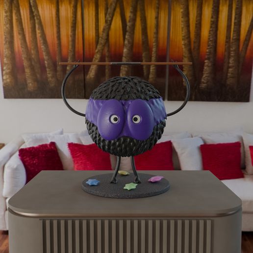 Файл STL Soot Sprite Donatello TMNT Studio Ghibli Fan Art 3D Printing 👹 ...