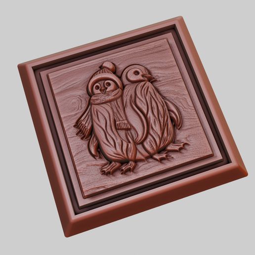 3D file Penguin Animal 3D Model for CNC Router Laser & 3D Printer 🐧 ・3D ...