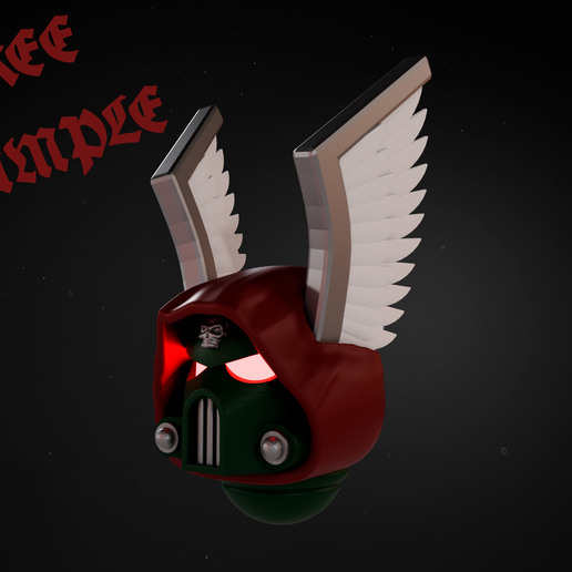 🪖 [763322] Fancy hooded helmet FREE SAMPLE (with wings)・Free STL File ...