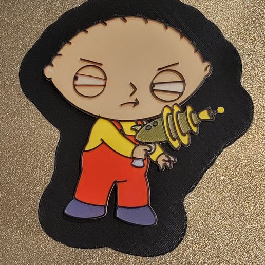 STL file Stewie Griffin 🦅 ・Template to download and 3D print・Cults
