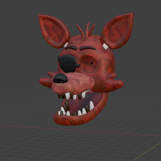 🆒 Foxy Cosplay Head – 3D Printable Mask Model (Life-Sized)・ STL File ...