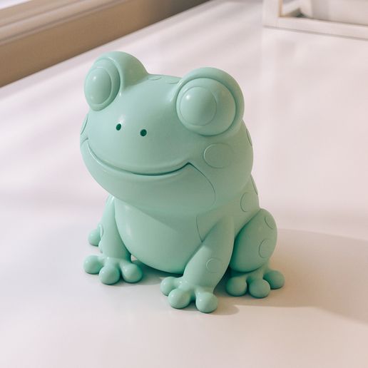 🐸 Cute Frog・ STL File for 3D printing・Cults