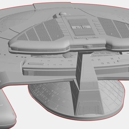 ☀️ Solar Class - federation star trek ship・ STL File for 3D printing・Cults