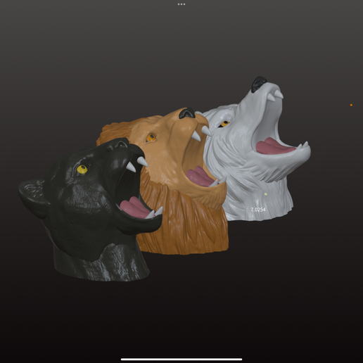 🎧 Set of 3 - Animal Headphone and Controller Holders - Lion, Panther ...