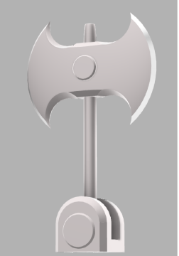 STL file Bowser's castle axe 🏰 ・3D printing design to download・Cults