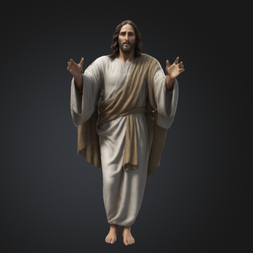 ️ Jesus Christ・Free STL File for 3D printing・Cults