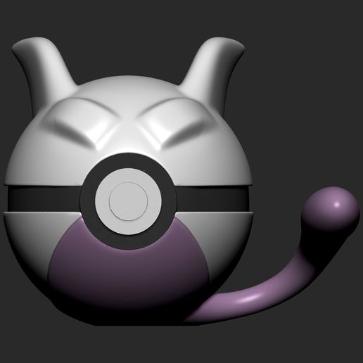 🐉 Pokemon Mew and Mewtwo Pokeball・ STL File for ・Cults