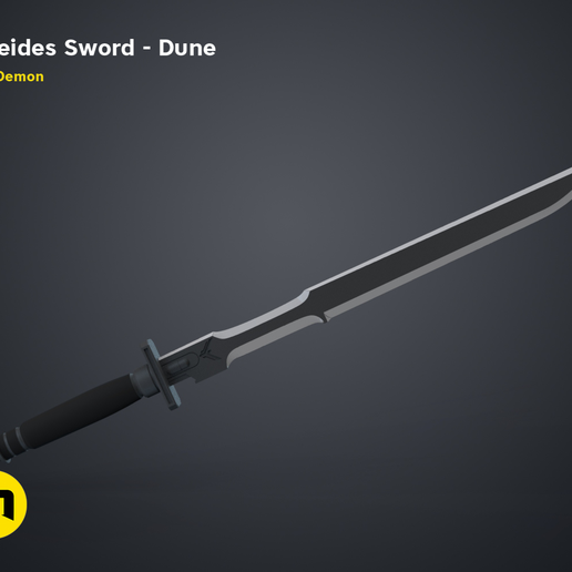 🗡️ Atreides Sword 1 – Dune・ 3D File for ・Cults