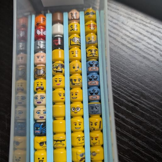 lego head sorting