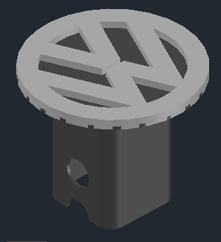 🚗 Hitch cover - Hitch cover - VW logo VW volkswagen 50x50 - AMAROK van ...