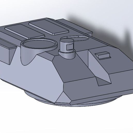 🪖 Sherman Tank Turret (UG Variant)・ STL File for ・Cults