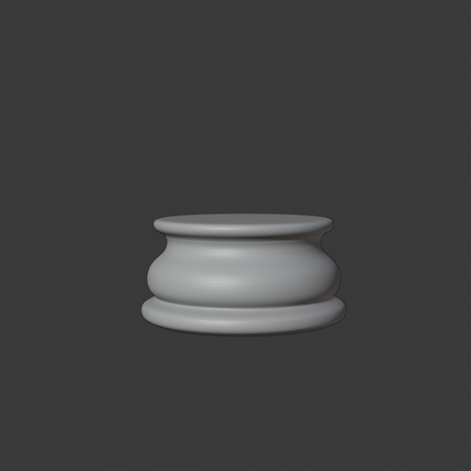 ♟️ Chess piece base・Free STL File for ・Cults