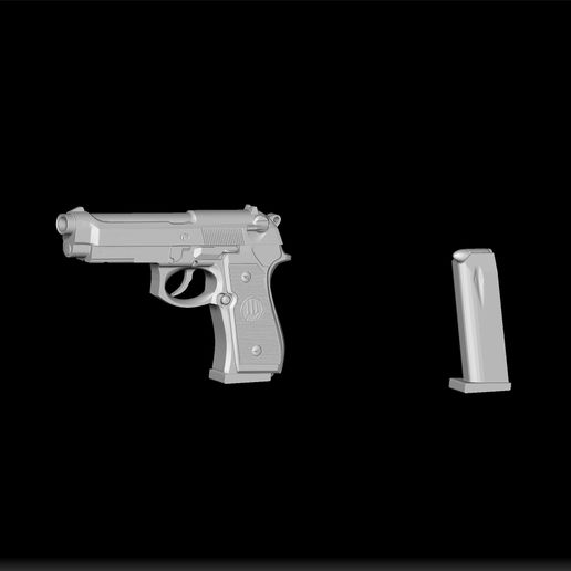 🧼 beretta 9mm・ STL File for 3D printing・Cults
