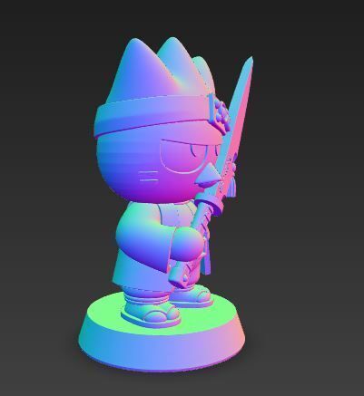 👋 demon slayer kimetsu no yaiba hello kitty badtz-maru tengen uzui・ STL ...