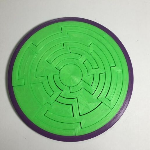3MF file Circle Puzzle 🟣 ・3D print design to download・Cults
