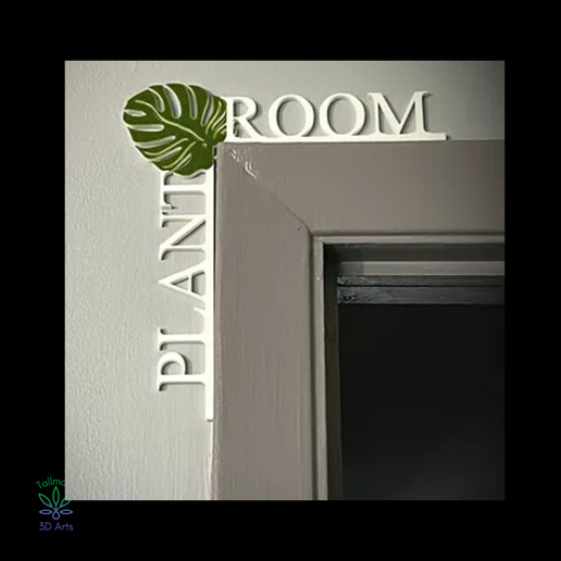 🌿 Plant Room Door Corner・ STL File for 3D printing・Cults
