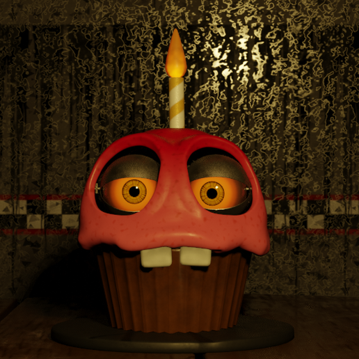 🎬 FNAF Movie Cupcake・Free STL File for 3D printing・Cults