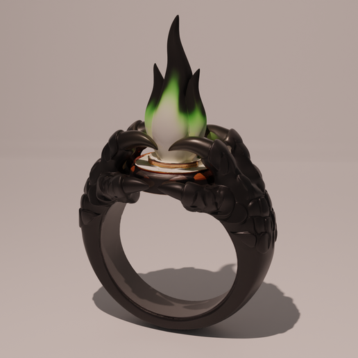 🐉 Dragon Ring – Inspired by Game of Thrones (STL + 3MF) – 3D Printing ...