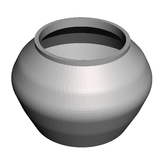 🪴 Pot・Free STL File for ・Cults